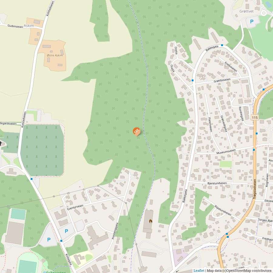 Akebakker.no: Prestenga skipark - Askim / Østfold